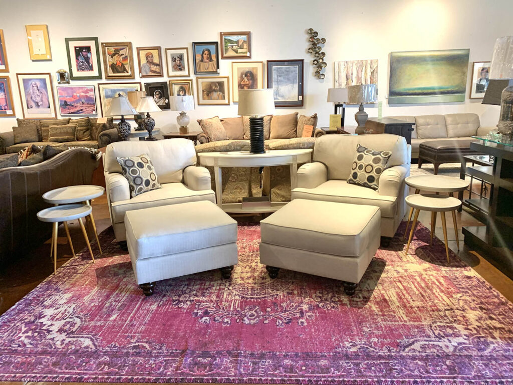 Charlotte Chair and Ottoman In Tucson | HomeStyle Galleries | Furniture ...